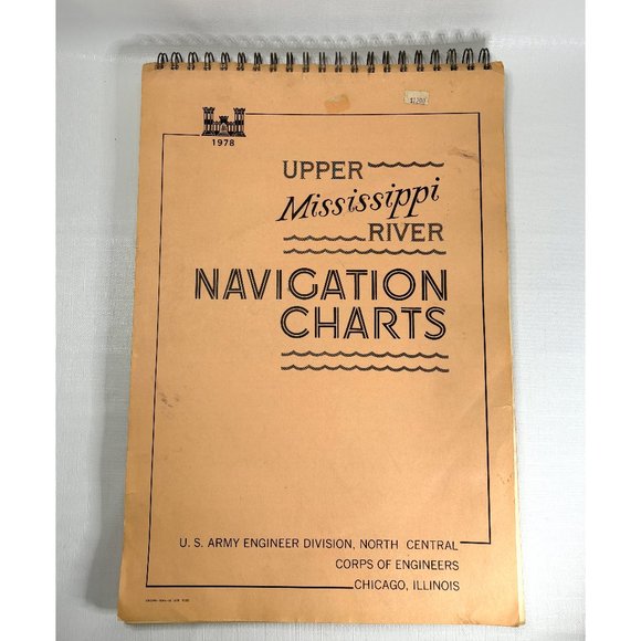 Office | 1978 Upper Mississippi River Navigation Charts Us Army Corps ...
